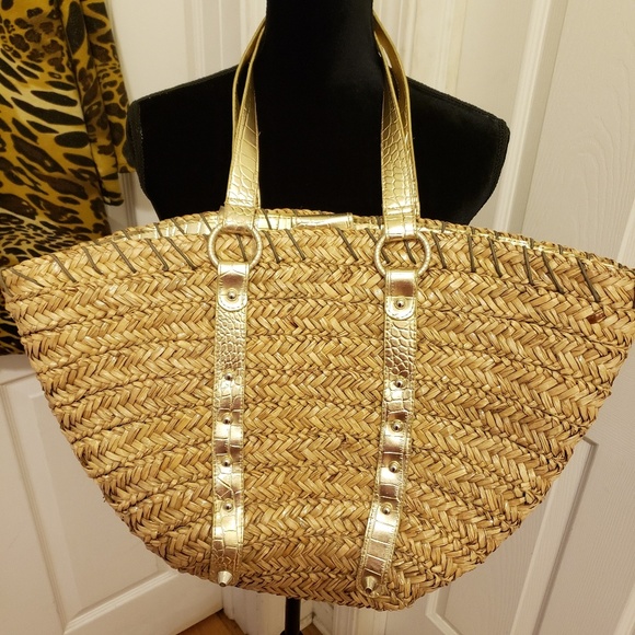 Cappelli Straworld | Bags | Rare Vintage Cappelli Womens Oversized ...